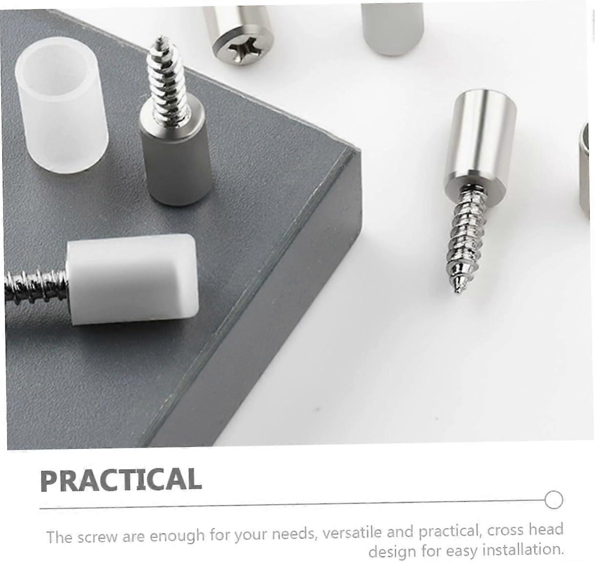 4 Piece Self-Drilling Cross Recess Screws Set for Shelf Brackets and ...