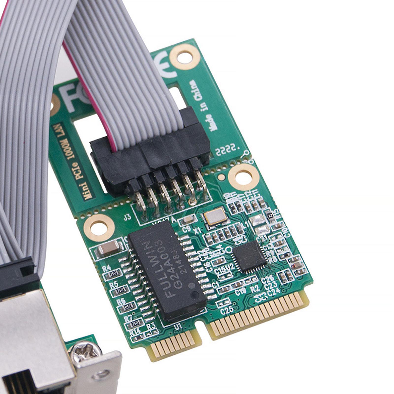 Gigabit Network Card Rtl8111f Rj45 Network Card Mini Pcie Lan Ethernet ...