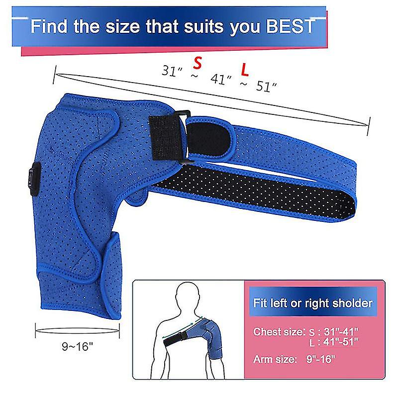 L Cod Eshoulder Heating Pads For Rotator Cuff Pain Relief- 3 Heat ...