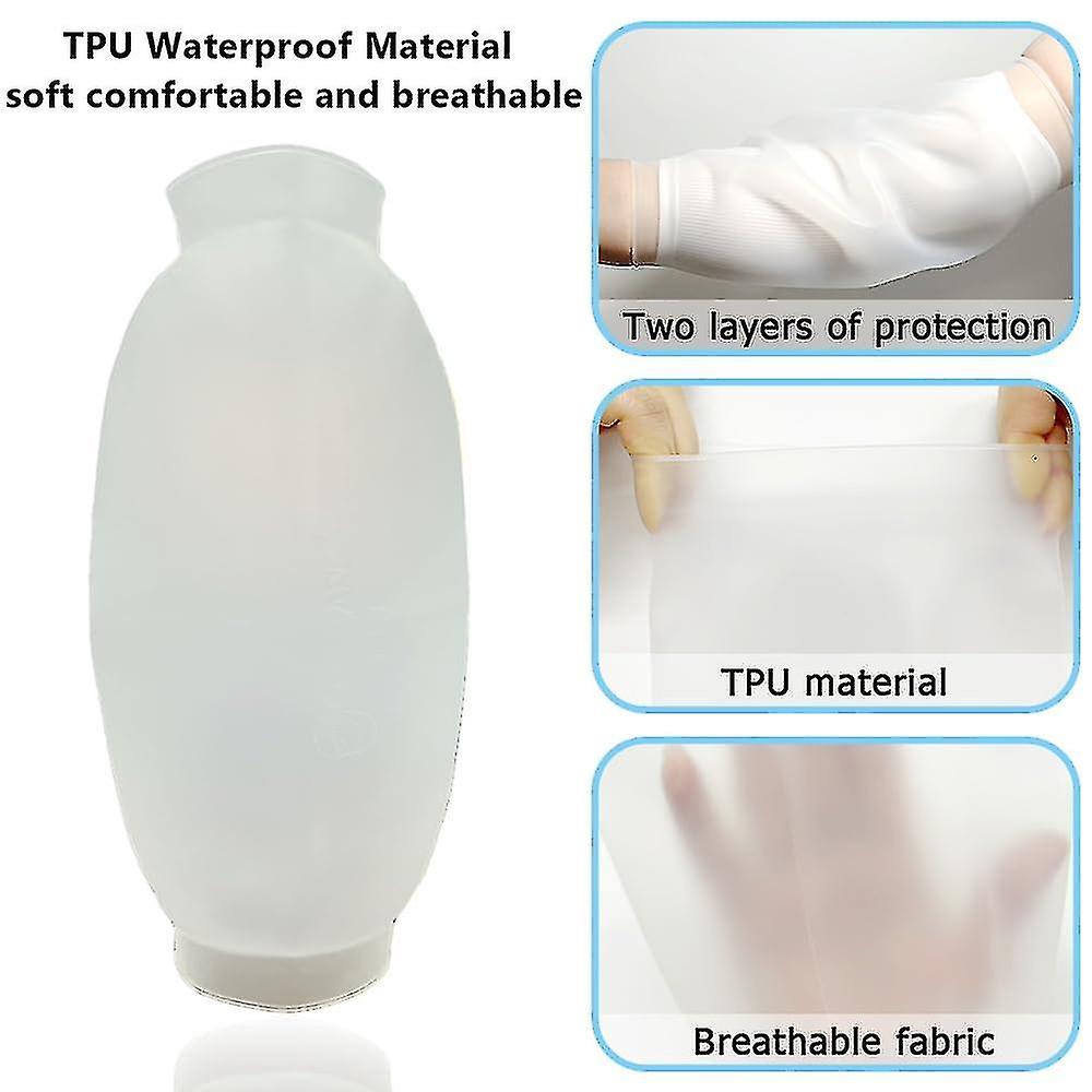 Waterproof PICC line Protector for Shower, Middle Arm Albow Cast Cover ...