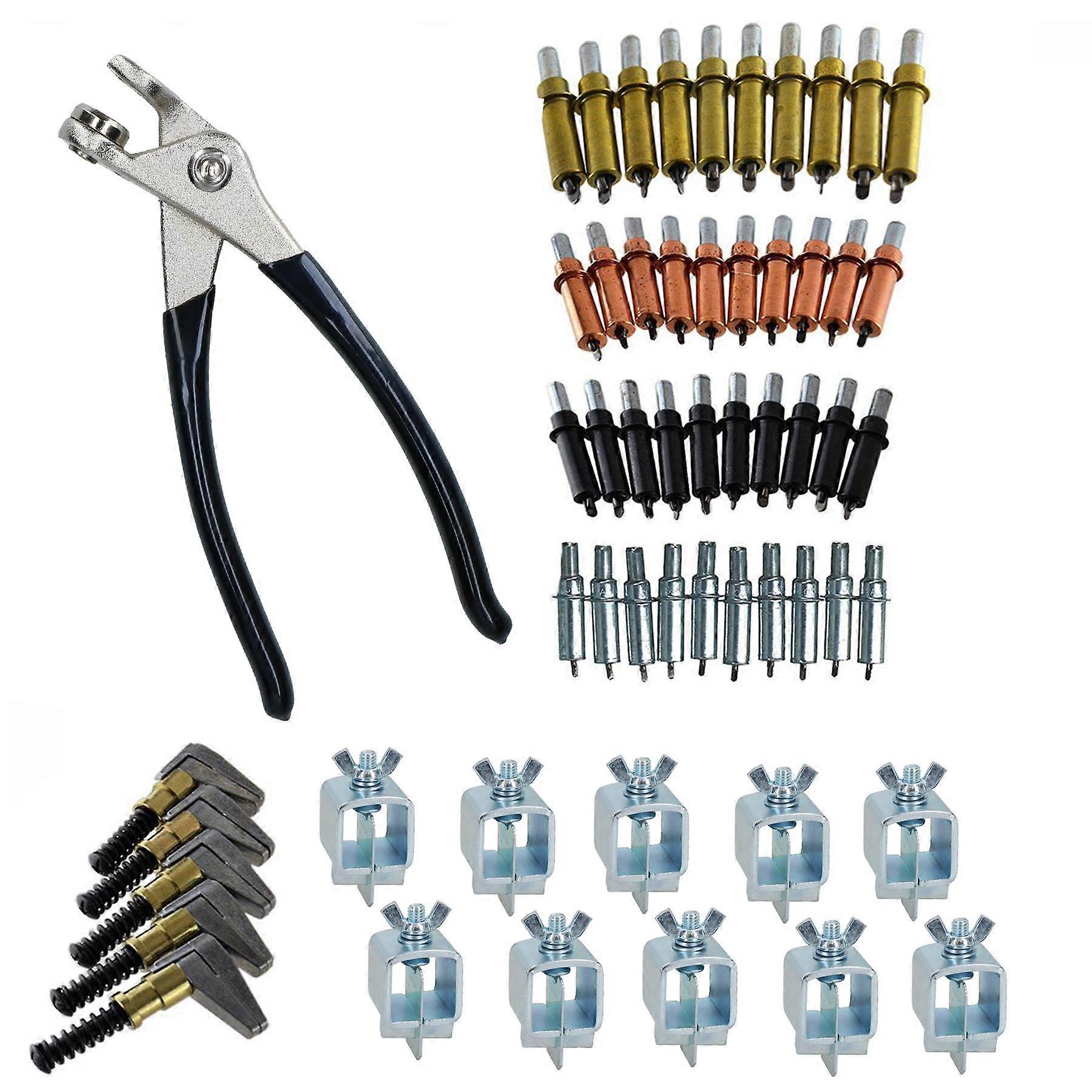 Sheet Metal Fasteners Restoration Clamps Grips Cleco Fastener Complete ...