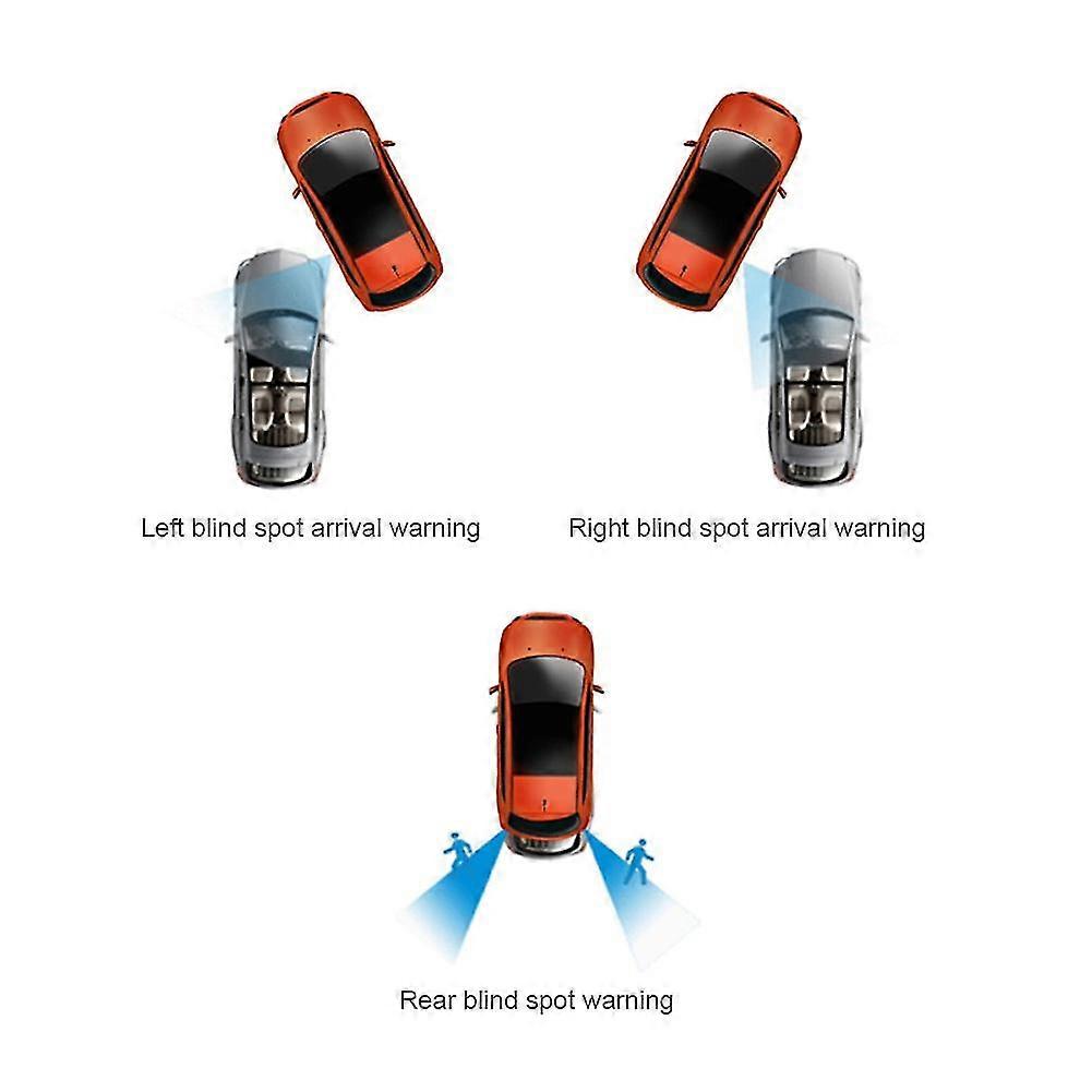 Car Blind Spot Detection System Bsd Warning Light Monitoring Assist ...