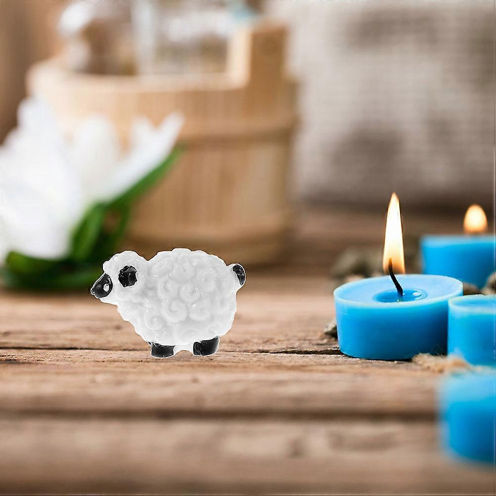 10pcs Mini Sheep Figure Miniature Sheep Figurines Mini Animal Figurines ...