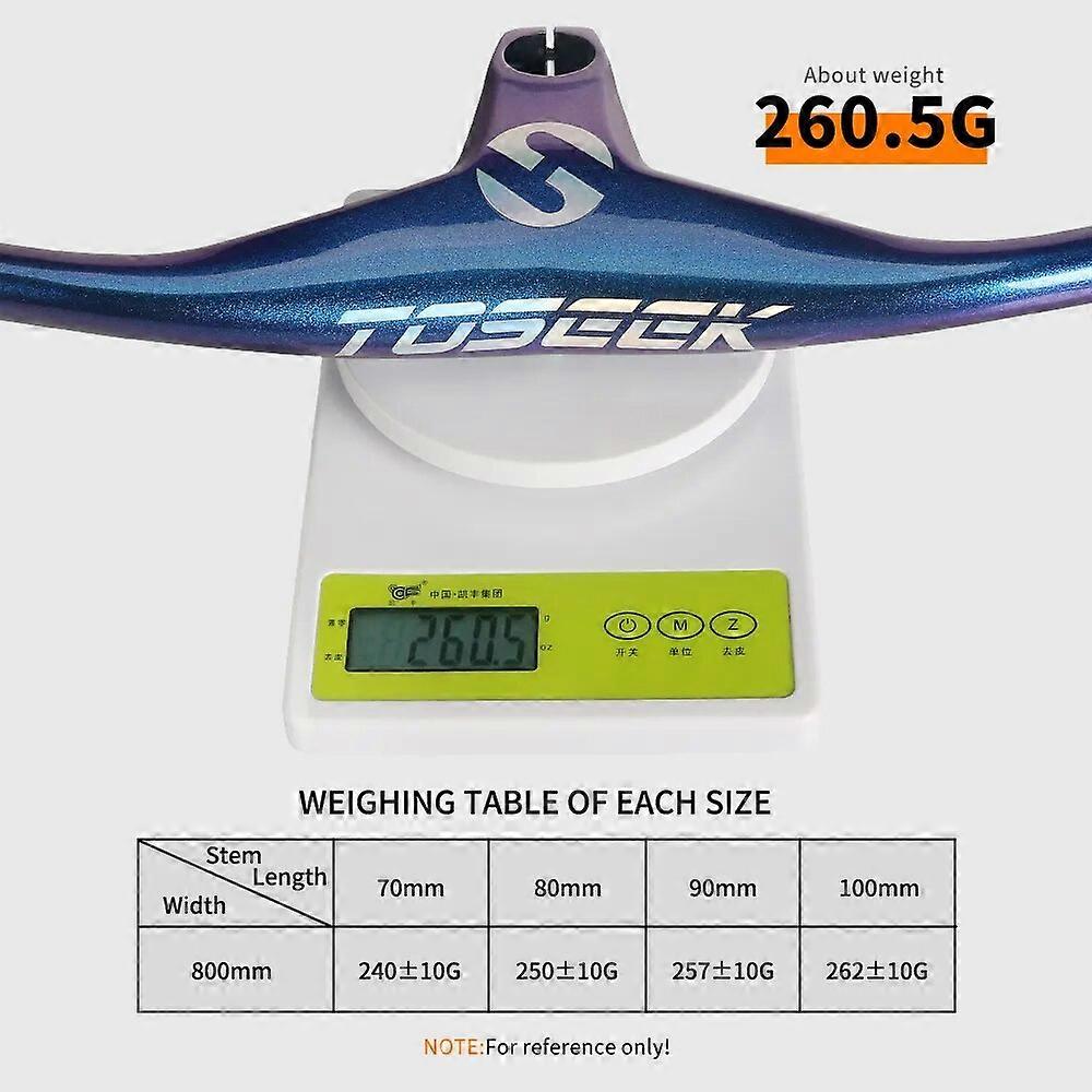 TOSEEK Carbon Bike MTB Integrated Handlebar and Stem 17 Degrees Fork 28 ...