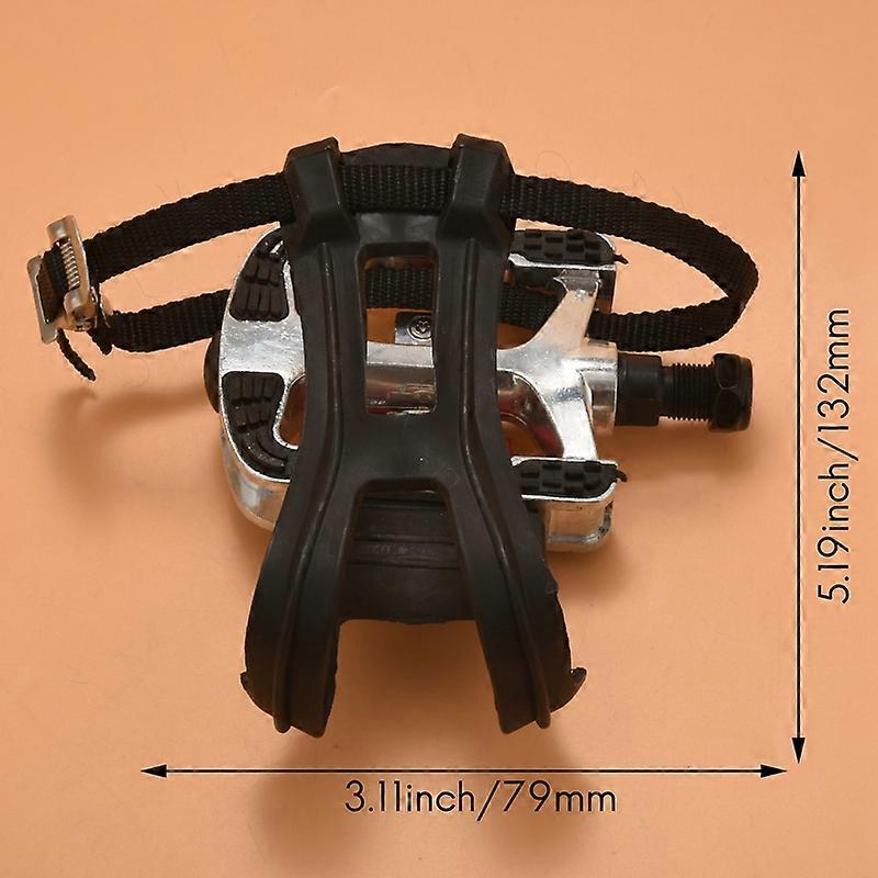 SPD Pedals For Spin Bike With Toe Cages For Shimano Clip Pedals Indoor ...