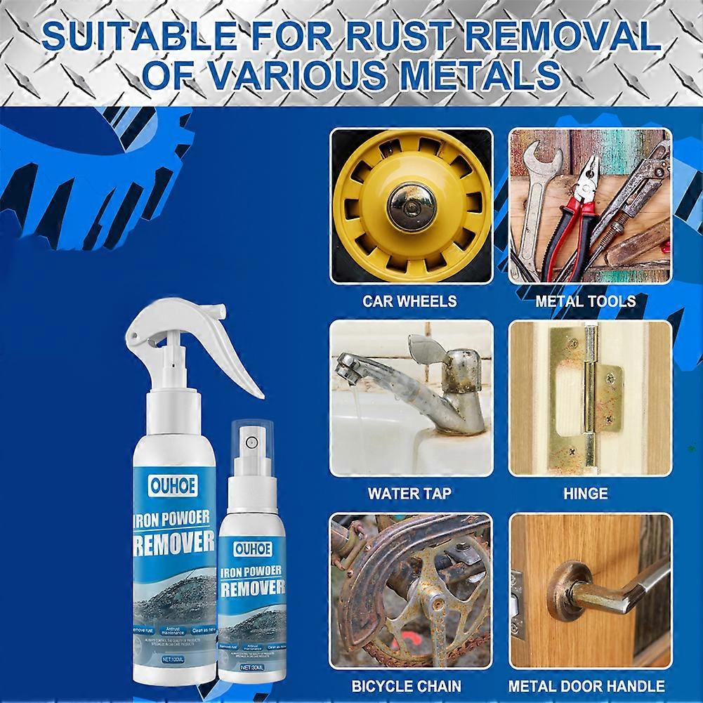 1-3PCS Car Rust Removal Spray Multi-Purpose Rust Remover Inhibitor ...