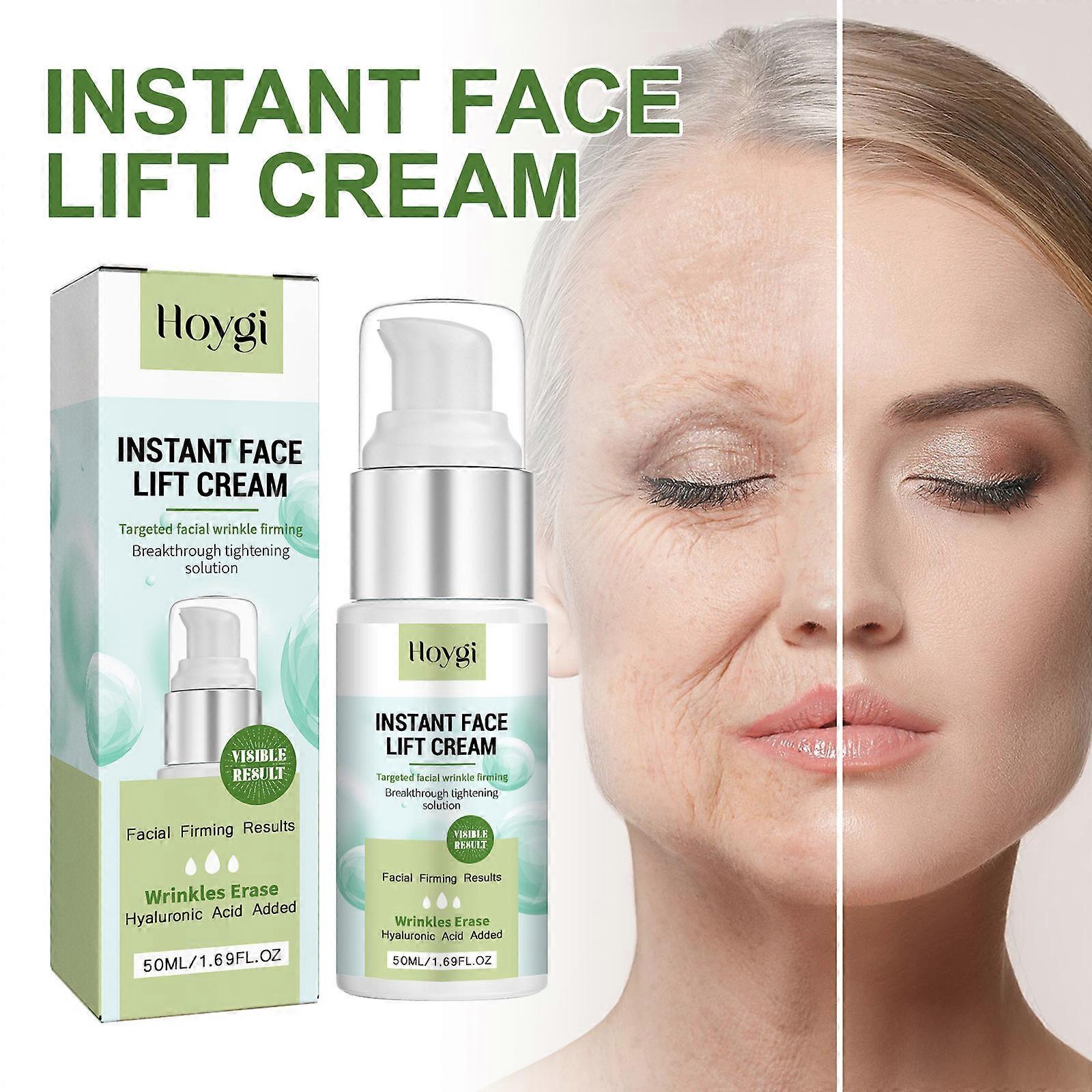50ml Instant Face Lift Cream Facial Hyaluronic Acides Cream,anti-aging ...