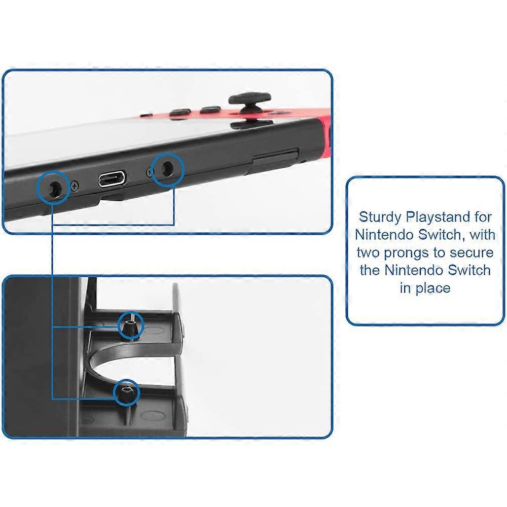 Compact Playstand Console Stand Compatible Switch Foldable Stand with 3 ...