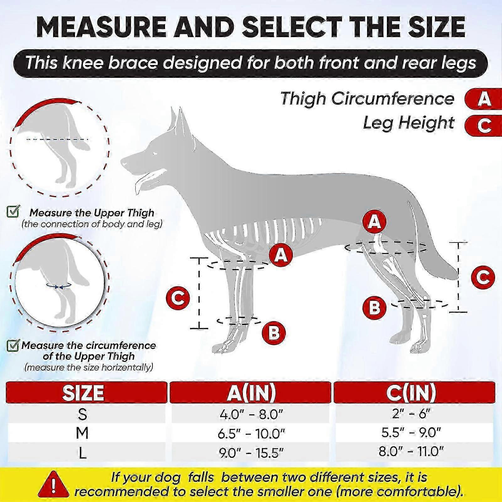 Rodillera de perro para la pata trasera desgarrada del ligamento ...