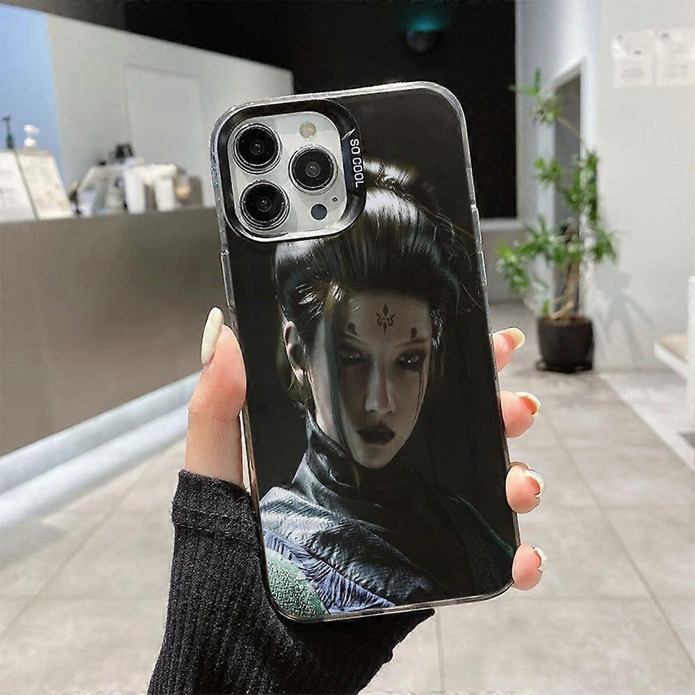 For iPhone 15 Pro Max Case Wukong Graphic Printed PC+TPU Protective ...