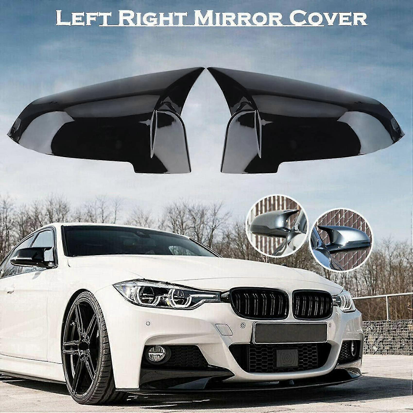 Rear View Mirror Cover Compatible With Bmw F10 F11 F18 2014-2017 Bright ...