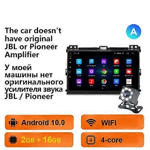 For Toyota Land Cruiser Prado 120 Lexus GX470 Car Radio Multimedia Players Autoradio 2din ...