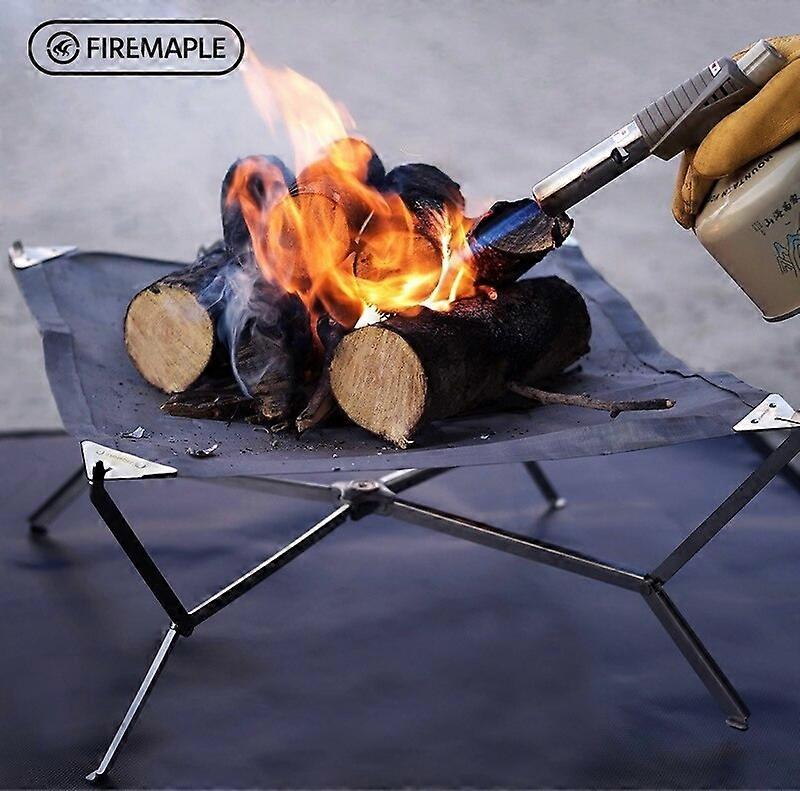 FIREMAPLE folding fire table outdoor portable bonfire barbecue grill ...
