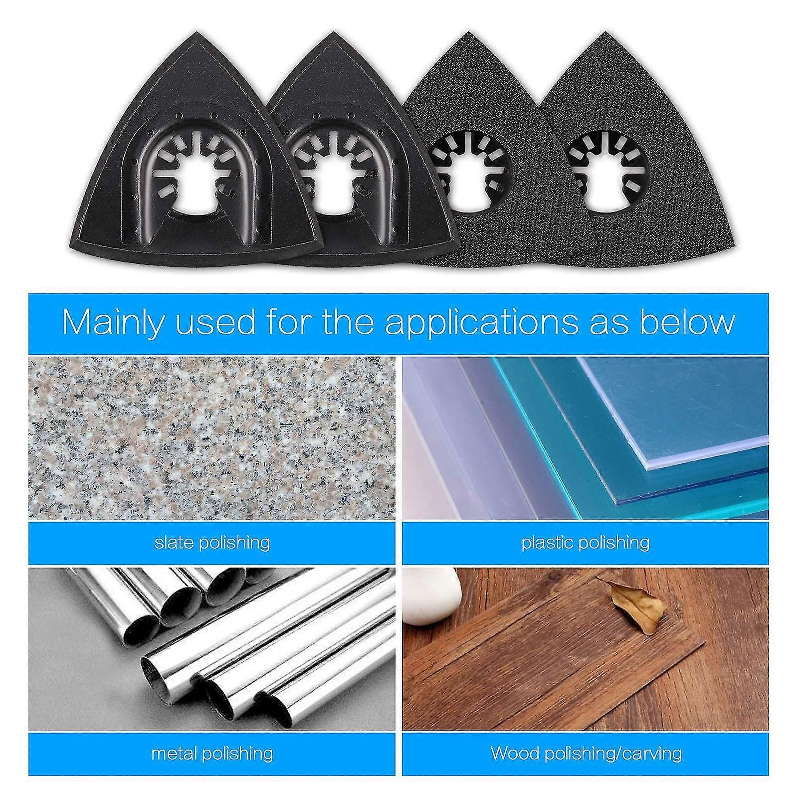4pcs Sanding Pad 80mm Multi Tool Attachment Pad Accessories, For Worx ...