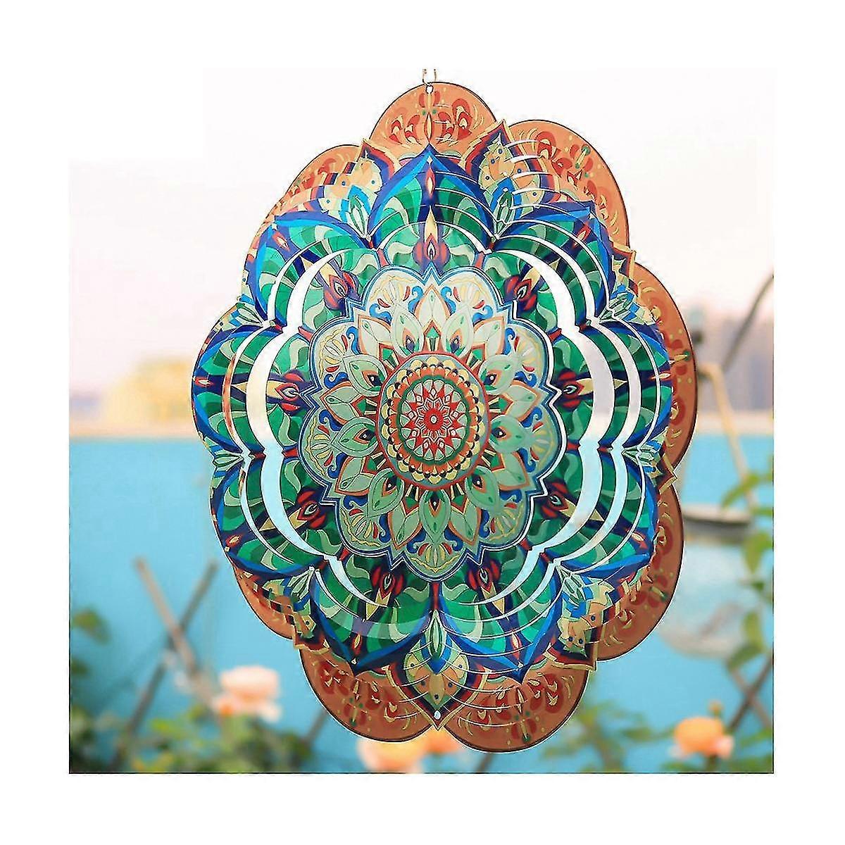 3d Wind Spinners- Swivel Hanging Wind Catcher In Outdoor Garden Balcony ...