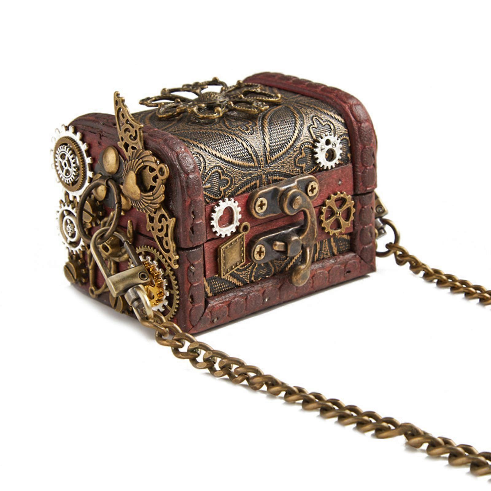 Steampunk Crossbody Bag Vintage Punk Bag Jewelry Steampunk Shoulder Bag ...