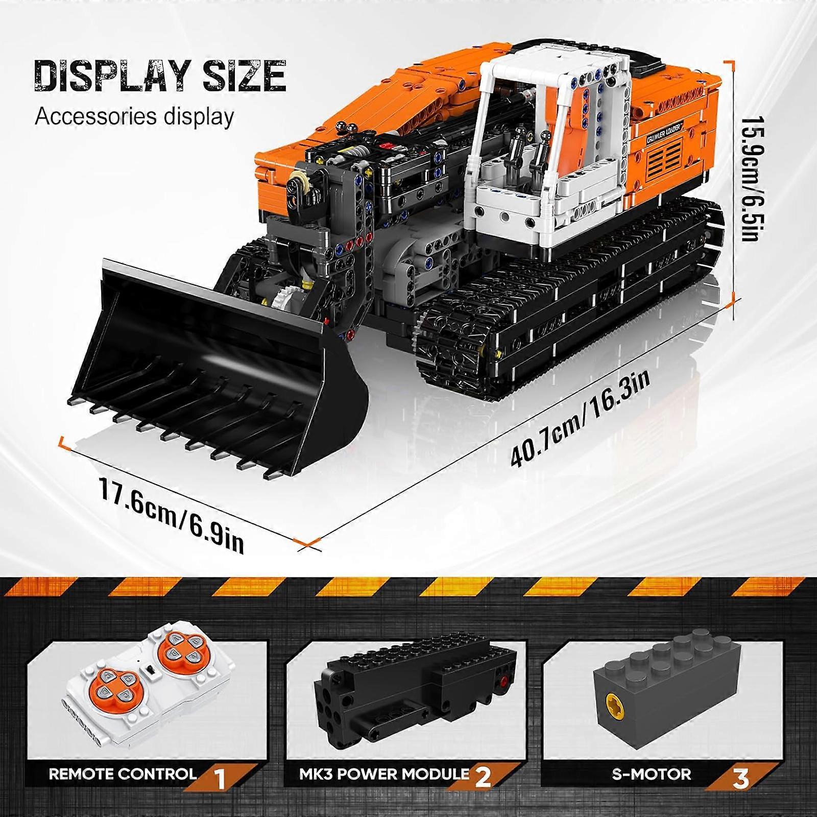 Mould King Gopher Loader Building Sets, 1423 Pieces Loader Building ...