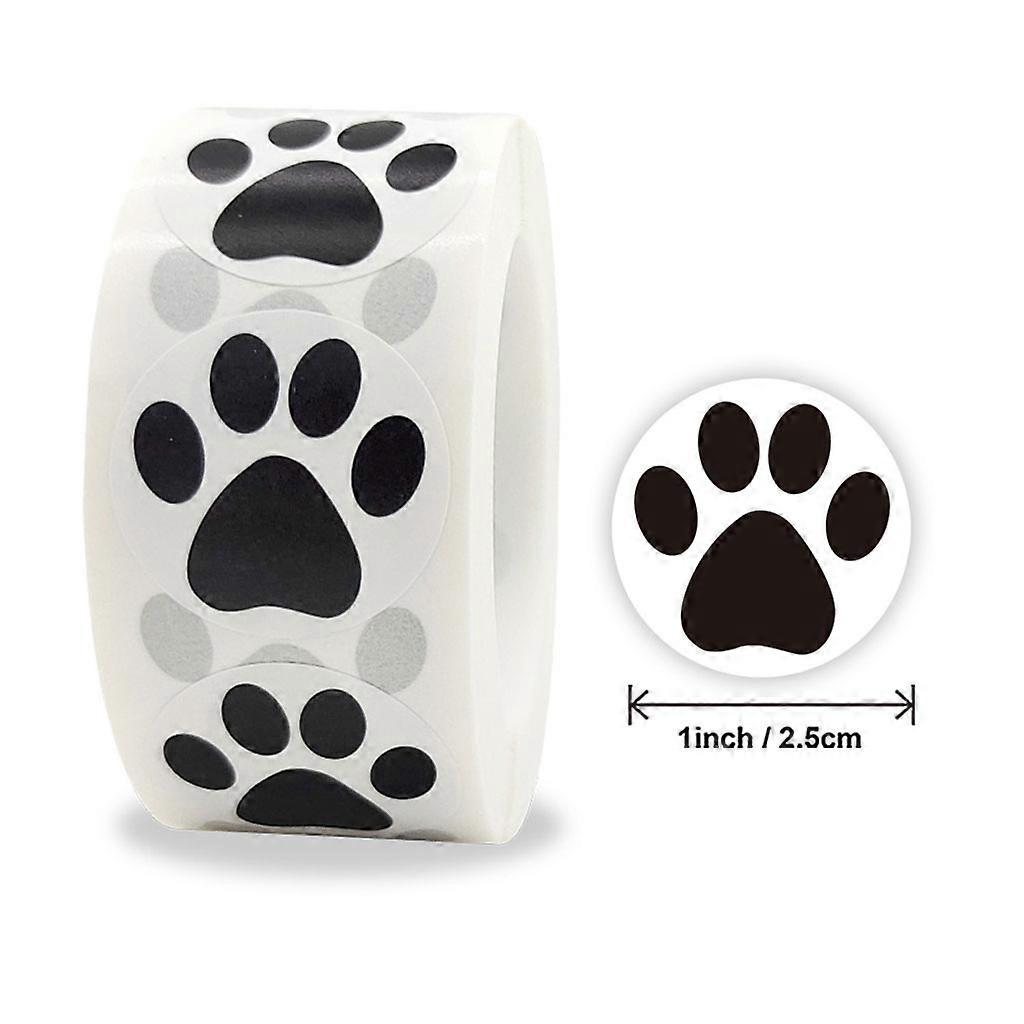 500pcs Paw Print Stickers Dog for Cat Bear Paw Labels Sticker for ...