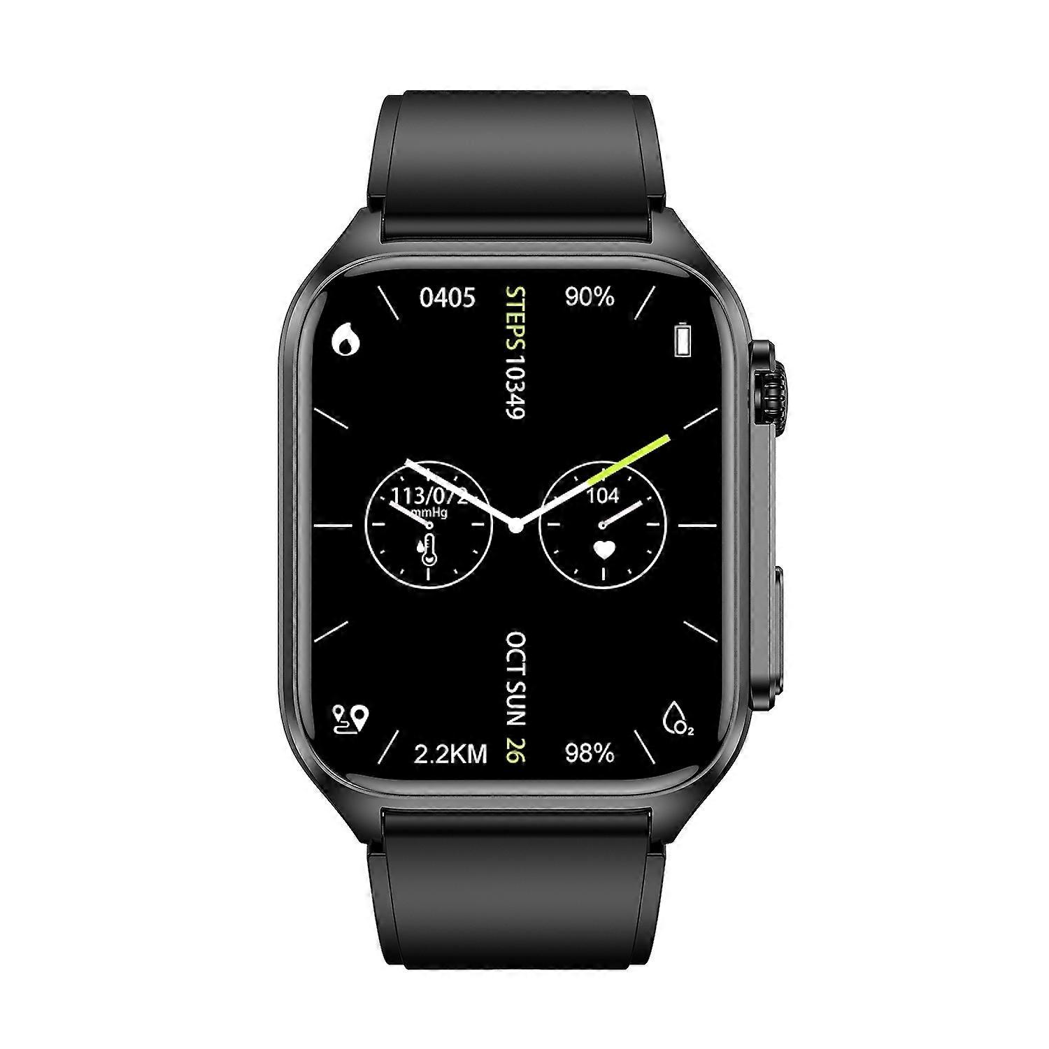 TK12 1.96 inch IP67 Waterproof Silicone Band Smart Watch Supports ECG ...