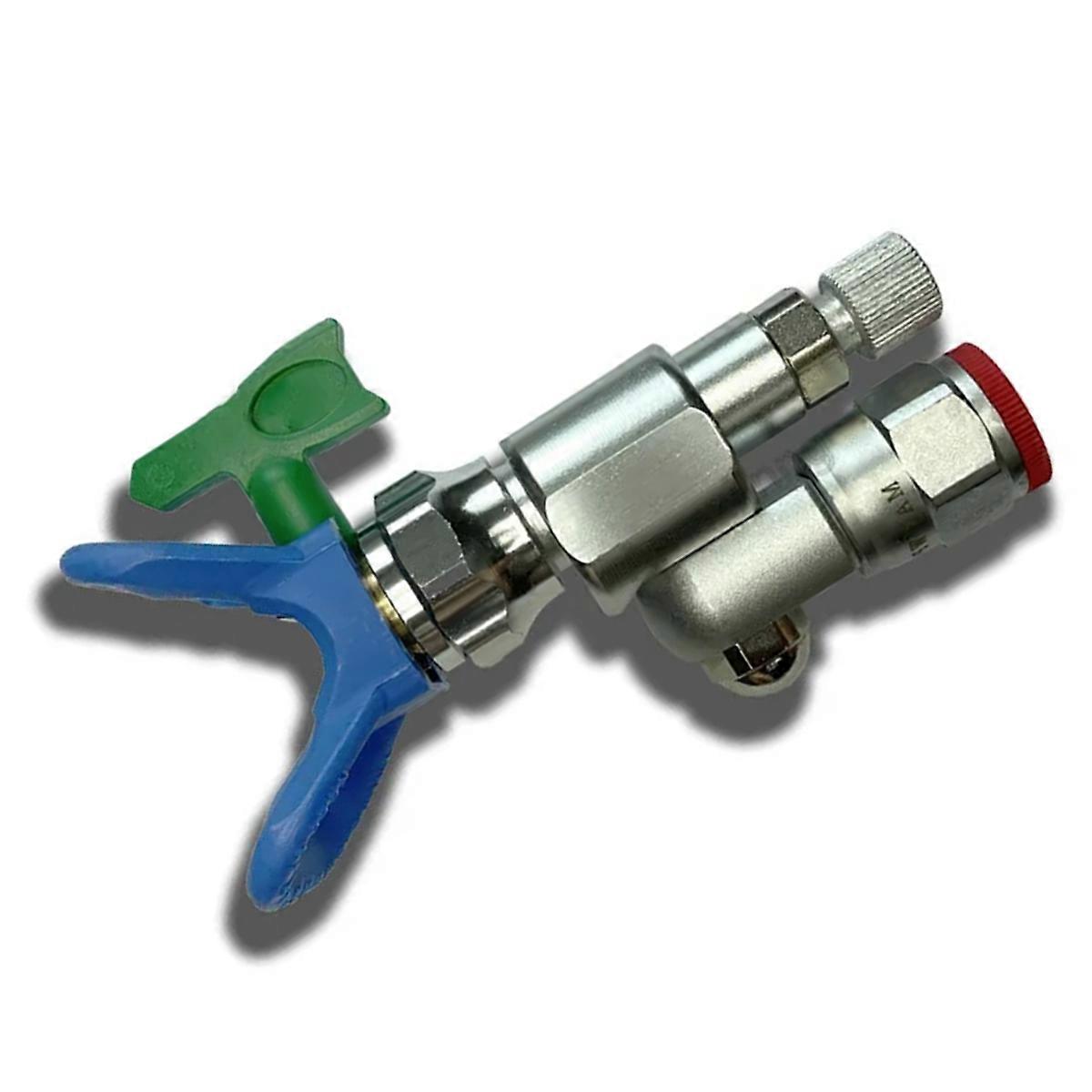 Clean Jet Valve Block with Nozzle Closed Airless Spray Adapter Spray ...
