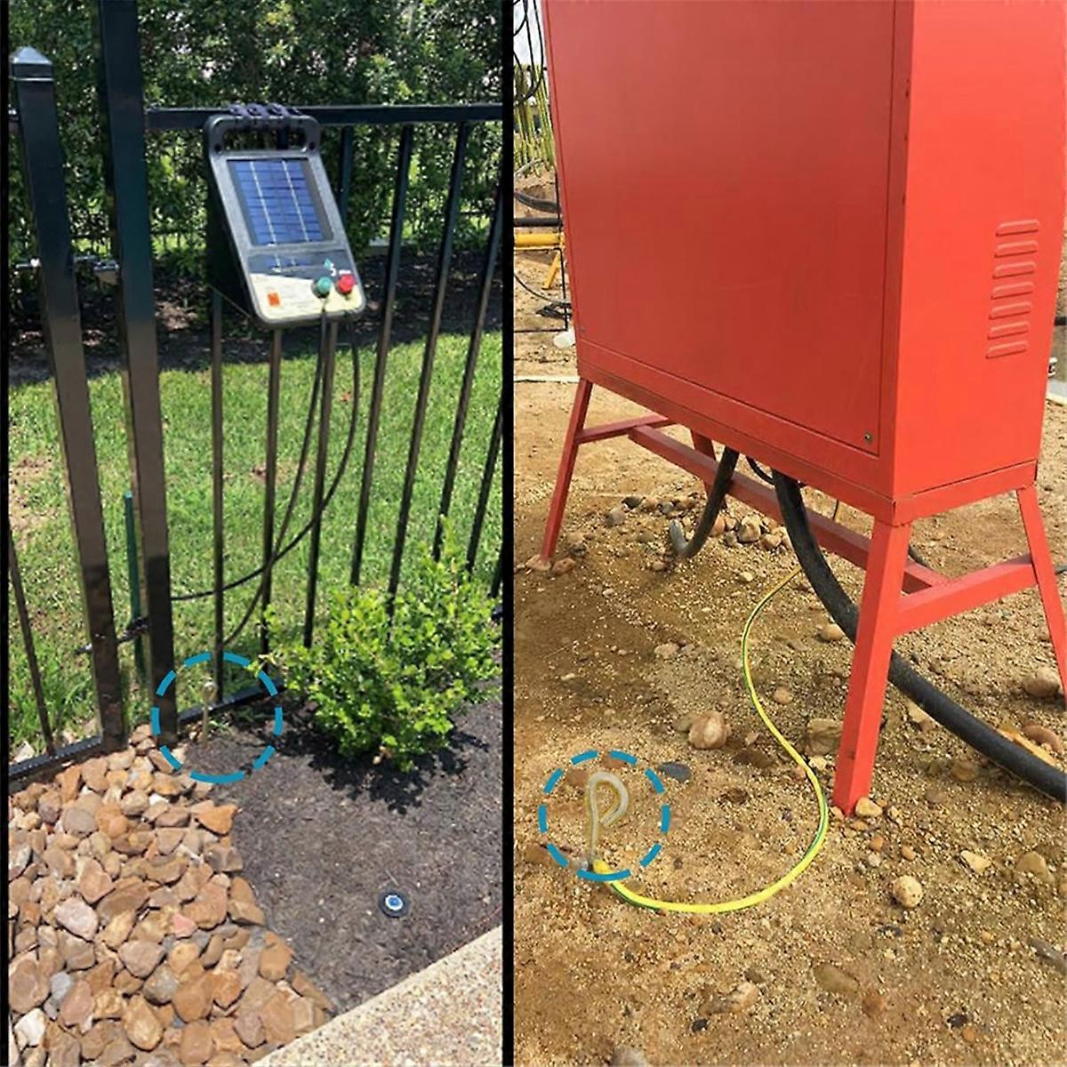 Portable Grounding Rod - Grounding Pin with Grounding Wire Lug Great ...