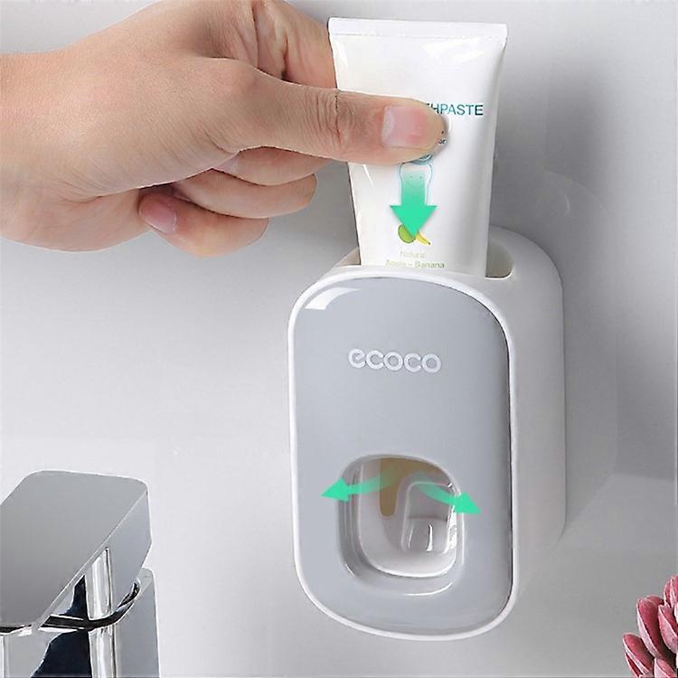 ECOCO Wall Mounted Toothpaste Dispenser for Bathroom Automatic ...