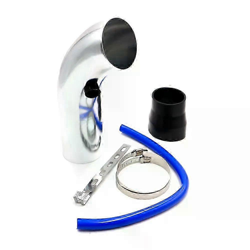Full Set 3 76mm Car Cold Air Intake System Turbo Induction Pipe Tube ...