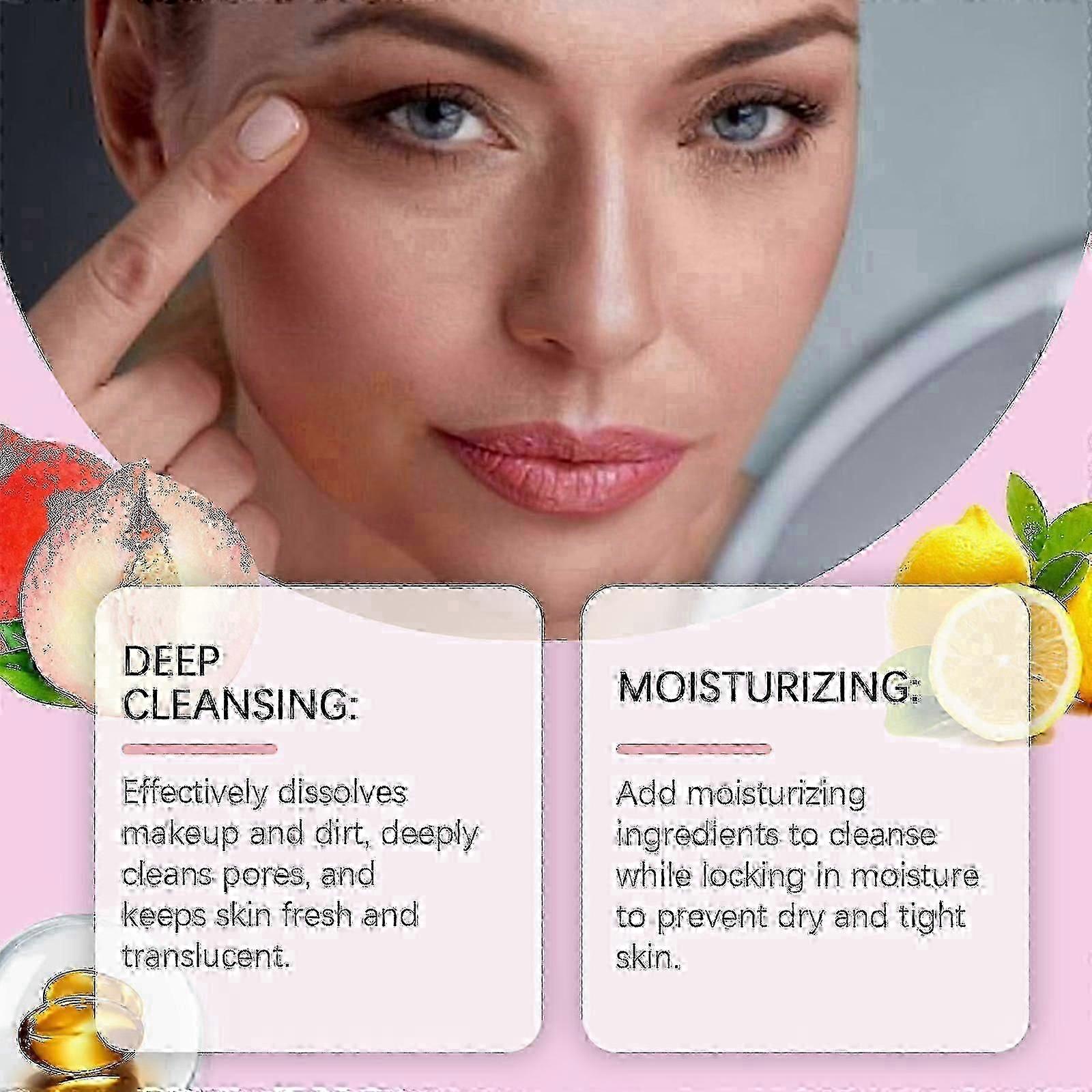 Peach Makeup Remover Cleansing Moisturizing Cleansing Cream Gentle ...