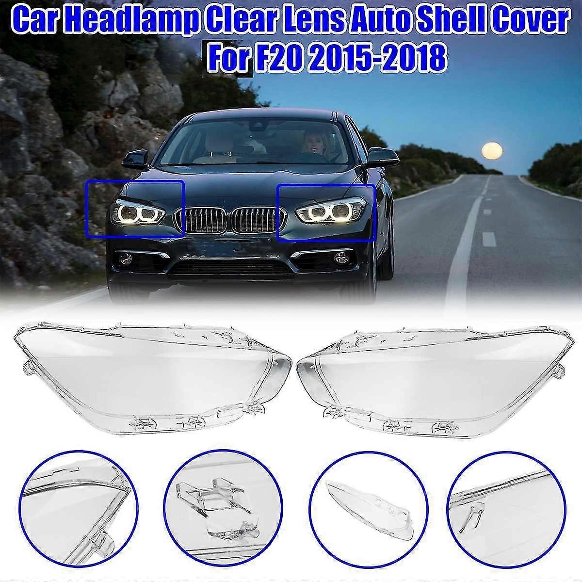 Car Left Headlight Glass Lampshade Headlight Shell Lens Lamp Cover Lens ...
