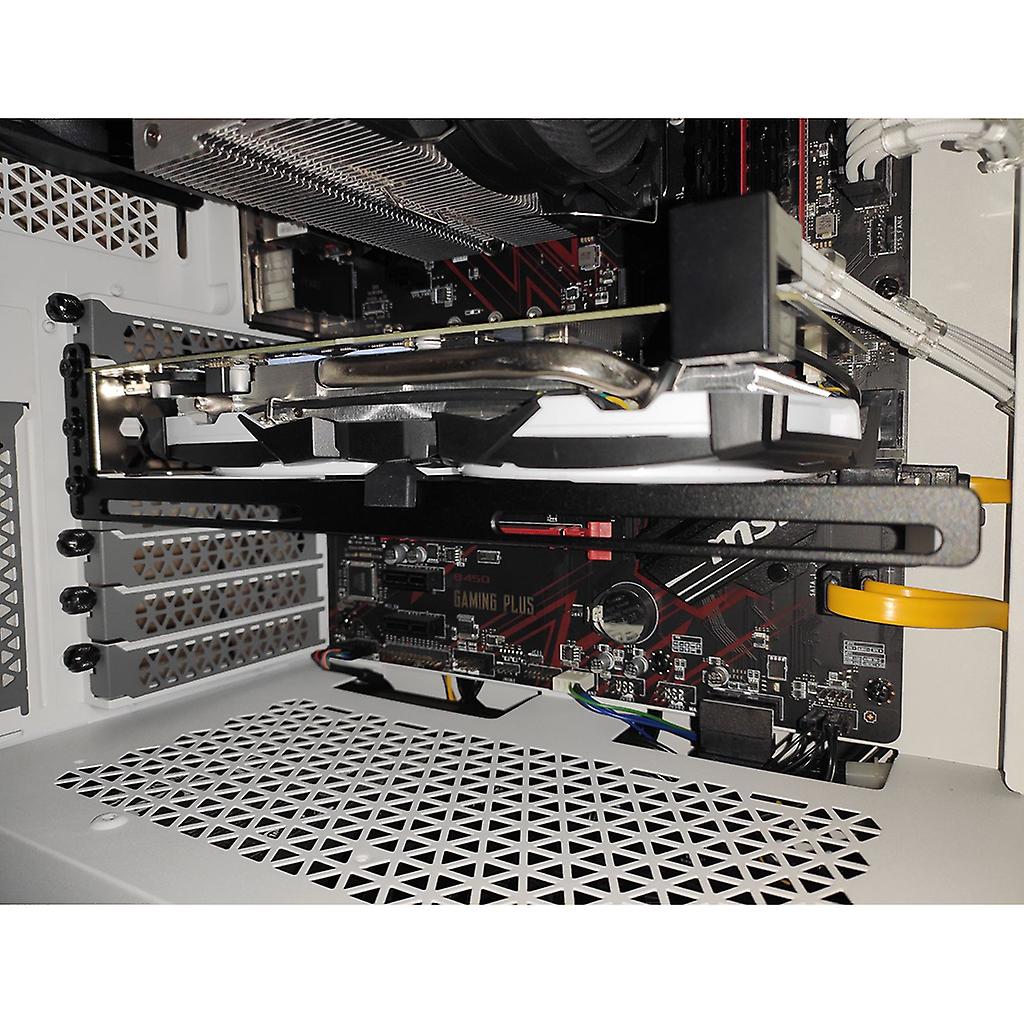 L-shaped Aluminum Graphics Card Holder Pc Case Gpu Support Pci Mounting ...