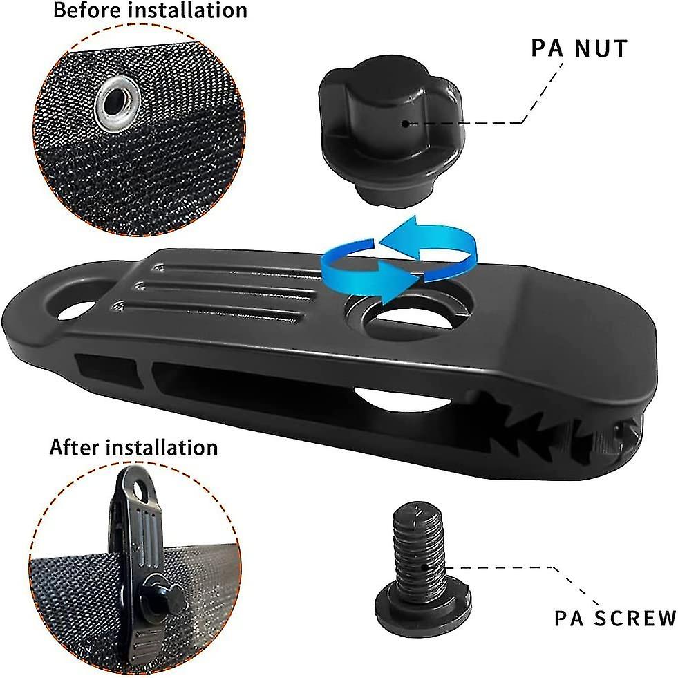 10 Pcs Tarp Tent Clip,tarp Clip Tent Clamp Tarp Awnings Clip Tarp ...