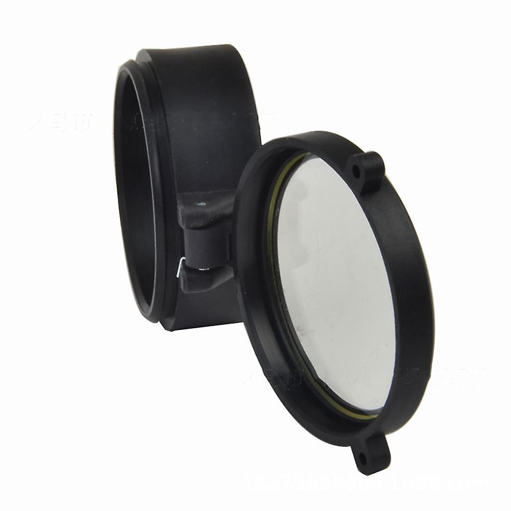 30mm-50mm Transparent Rifle Scope Lens Cover Flip Up For Airsoft ...