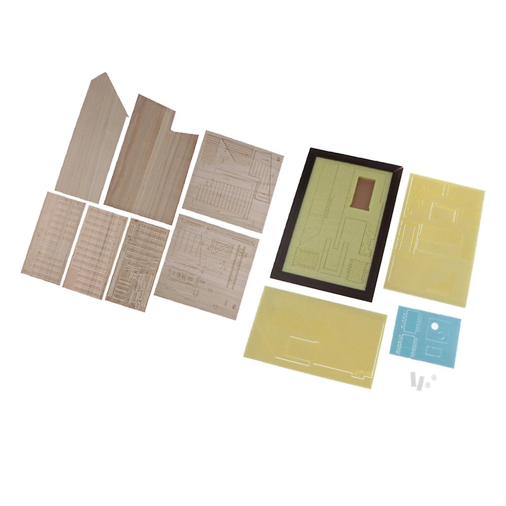 1/35 Scale Miniature Military Building Scene Sand Table Diy Model Kits ...