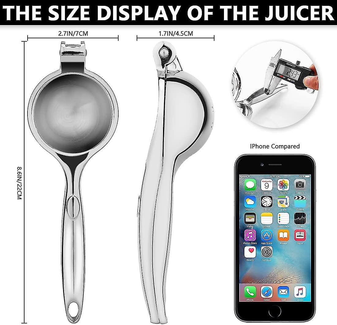 Stainless Steel Manual Lemon Squeezer, Robust And Ergonomic Manual ...