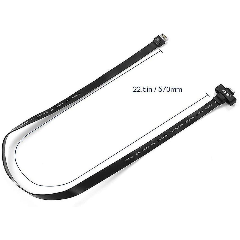 Usb 3.1 Type C Front Panel Header Extension Cable 50 Cm, Usb 3.1 Type E ...