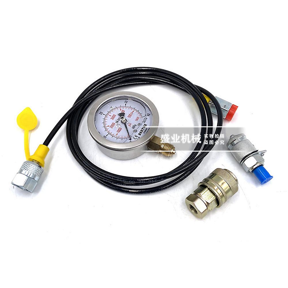 For Caterpillar C/at Excavator Quick Connector Pressure Gauge Pressure ...