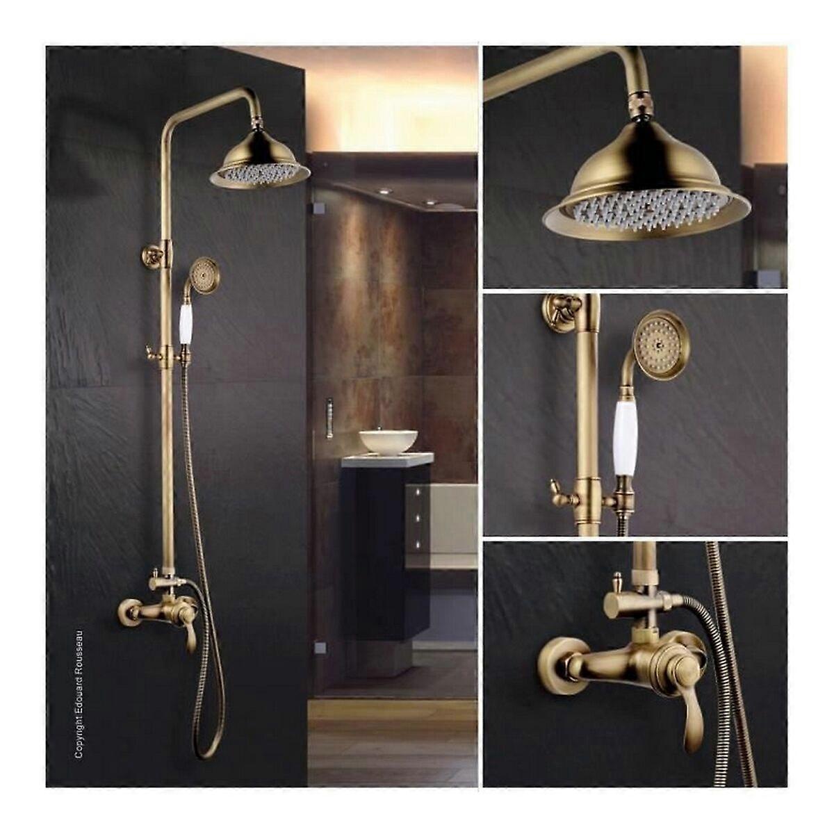 Shower Column Rousseau Stainless steel Polycarbonate | Fruugo UK