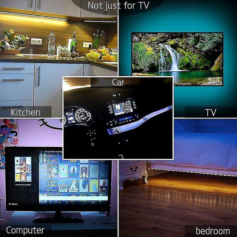 Led Strip Light Remote Control Battery Box Powered High Brightness Ip65 ...