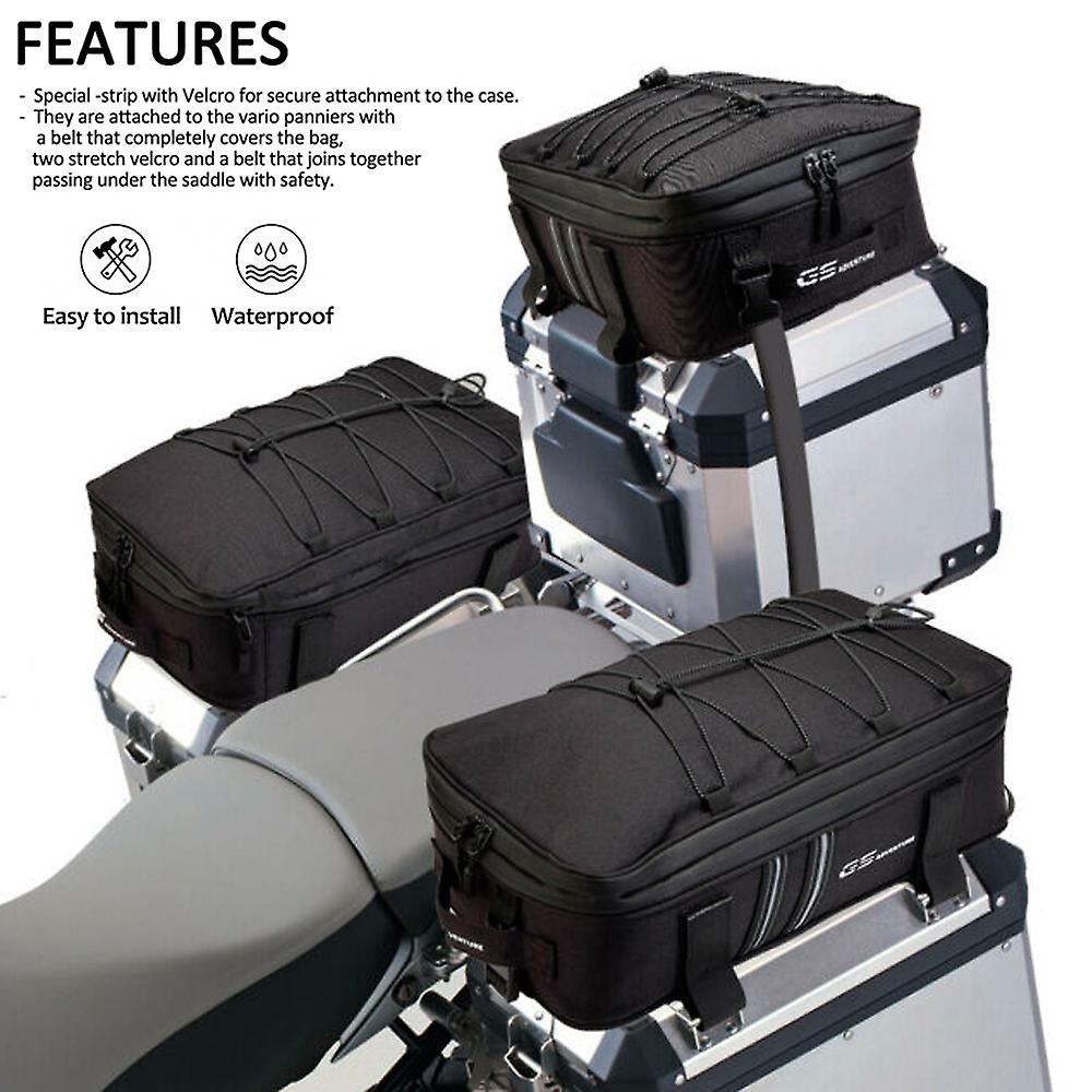 Motorcycle Rear Seat Luggage Bag Tail Box Top Bag For Bmw R1250gs ...