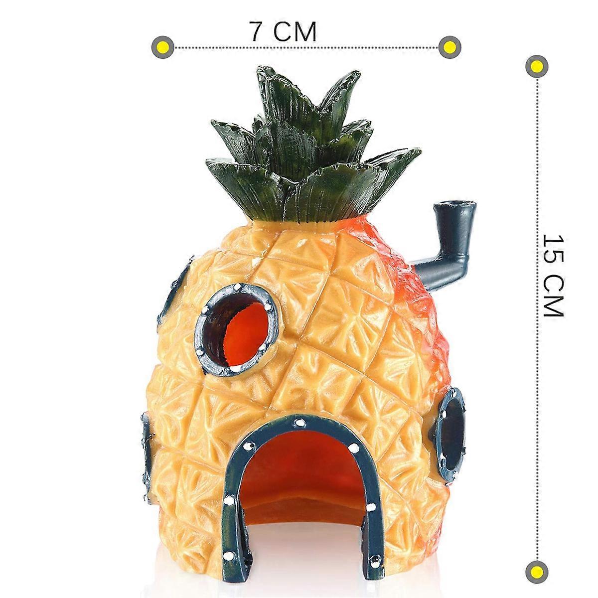 Spongebob Aquarium Decoration Betta Small Fish Tank Ornament, Set of 3 ...