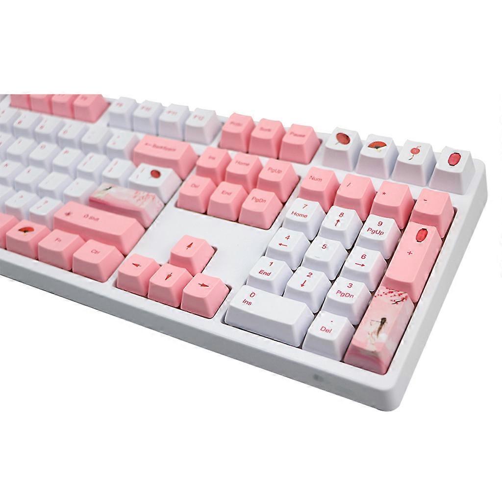 Sakura OEM PBT Cherry Blossom Keycap Mechanical Keyboard Dye ...