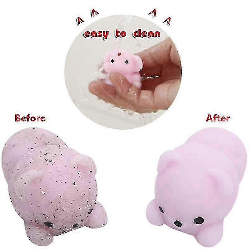 24pcs Squishy Toy Cute Animal Antistress Ball Mochi Toy Stress Relief ...