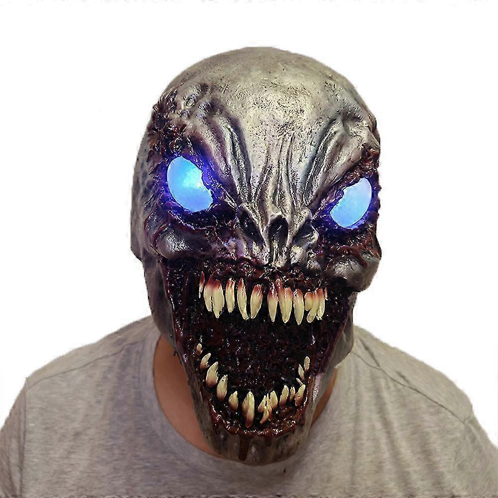 2024 Horror Scary Venom 3 Mask Glowing Eye Full Head Adults Latex Masks ...