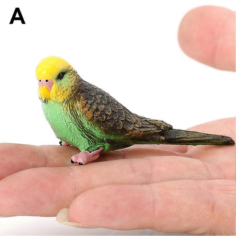 Parrot Animal Mod Budgie Parrot Bird Figurine Parakeet Birds Garden ...
