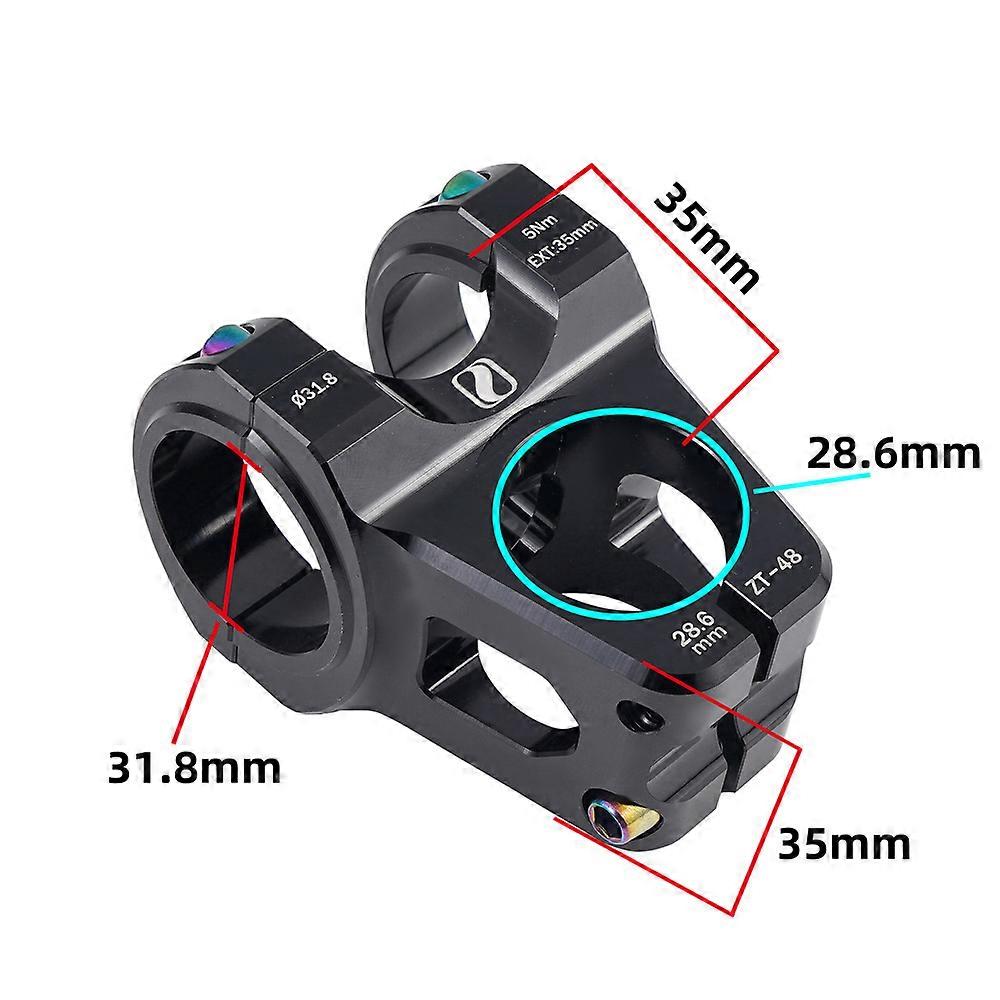 31.8*35mm Short MTB Stems Bicycle Aluminum Alloy Handlebar Stem for ...