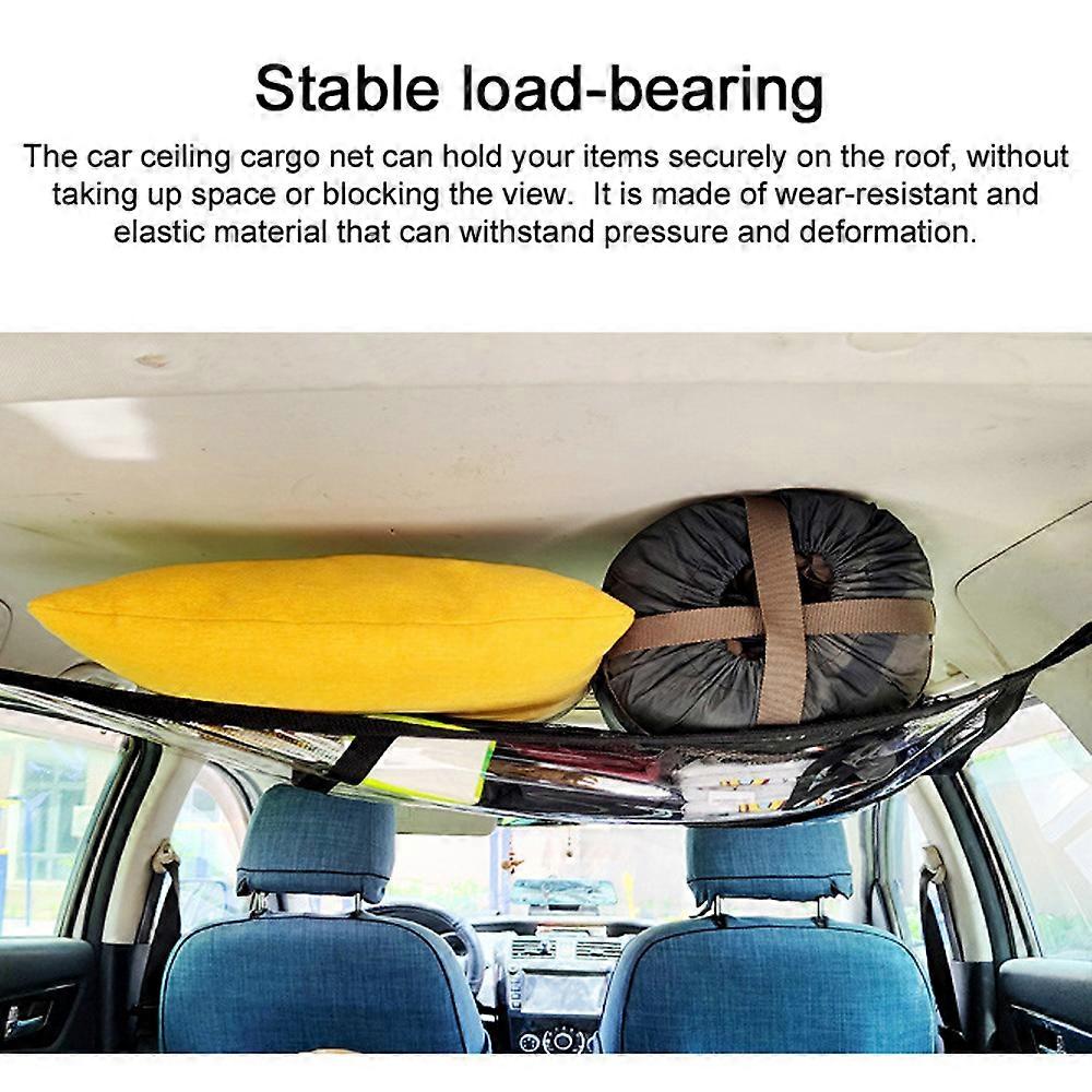 Car Ceiling Cargo Net Triangle-Shaped Vehicle Ceiling Strong Load ...