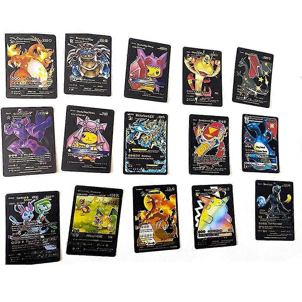 Kids Trading Cards Set - Cartoon Game Cards with Gold Foil ...