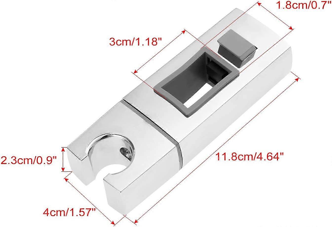 Sliding Shower Head Holder for Rail-18 x 30mm-Rectangular, Square ...