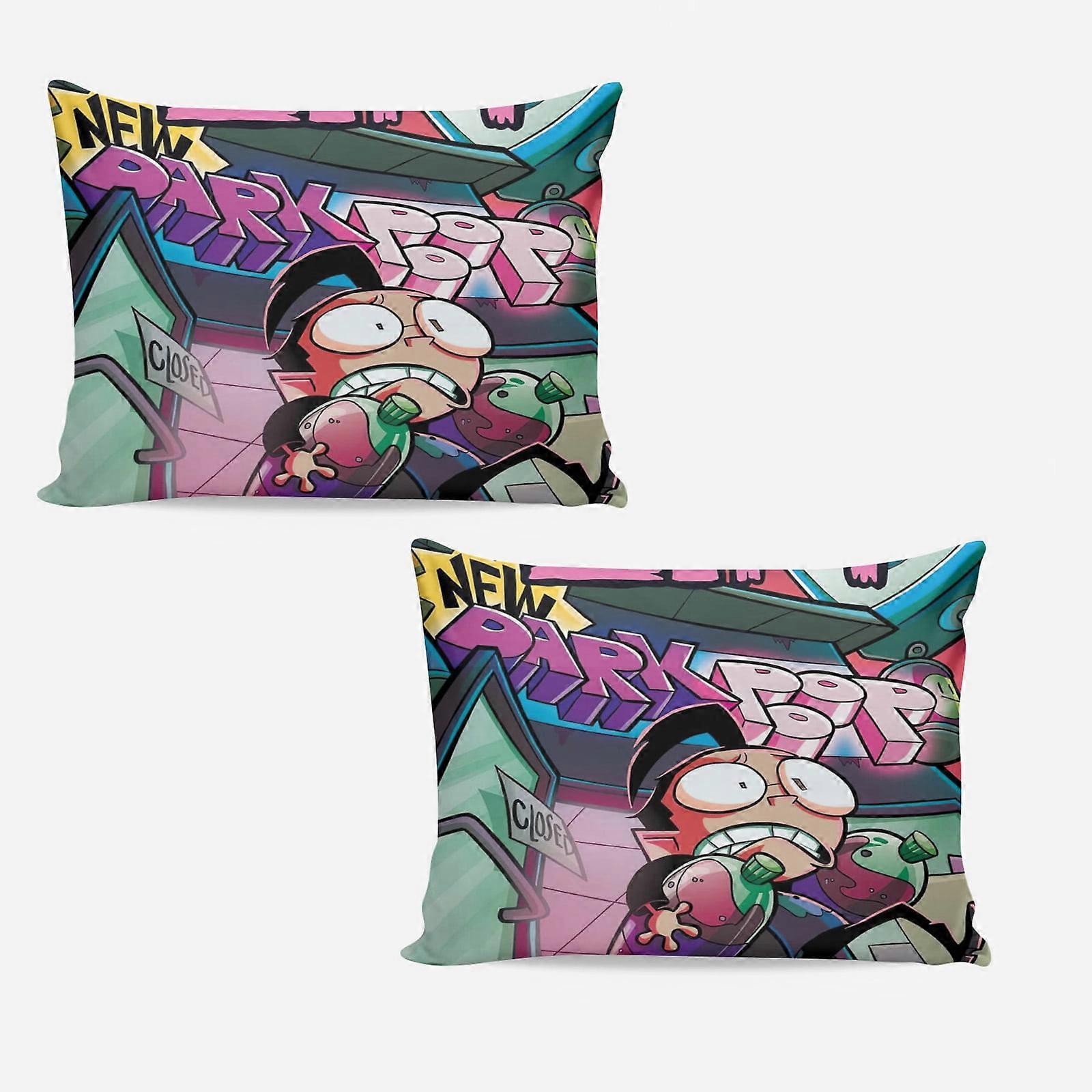 Bedding set BM315 Invader Zim Face on print Soft Bed Set Lightweight 3 ...