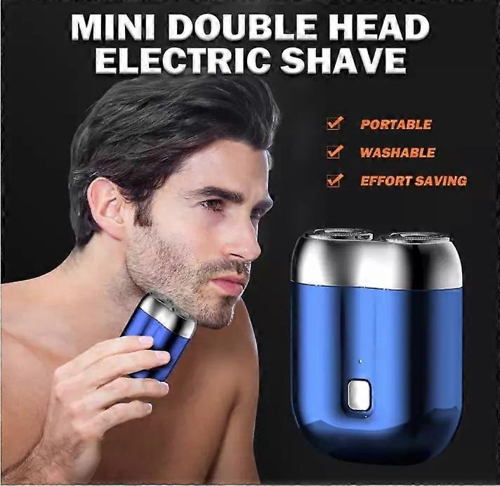 New Model Mini Dual-Head Electric Shaver, Unisex Mini Portable Electric ...